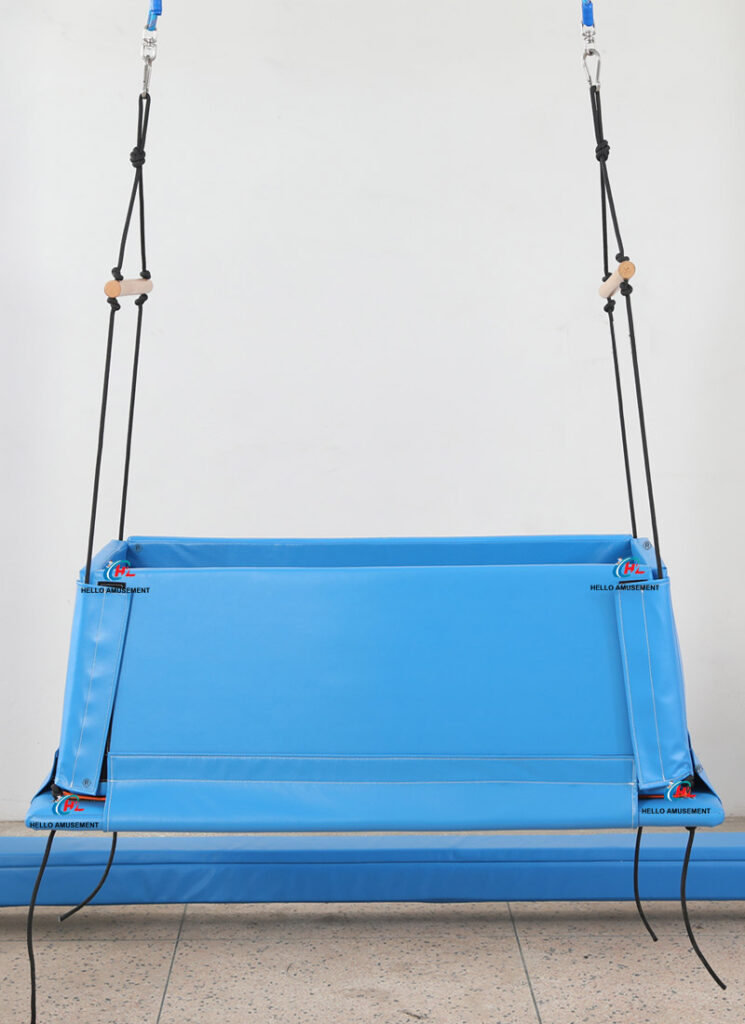 Sensory Training Rectangular Flat Swing Basket With Fence