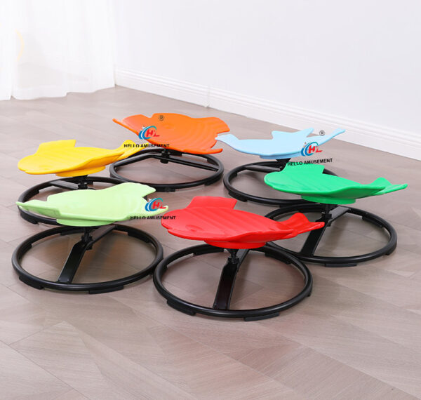 Children Sensory Swivel Chair Balance Plate Rotating Disc